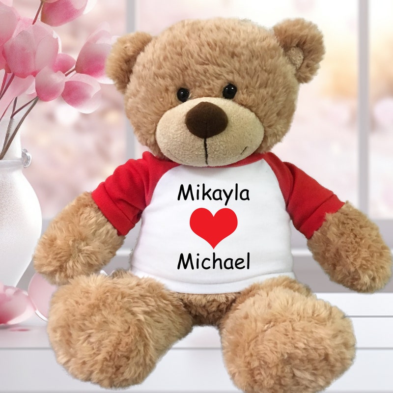 Valentine Teddy Bear - Etsy