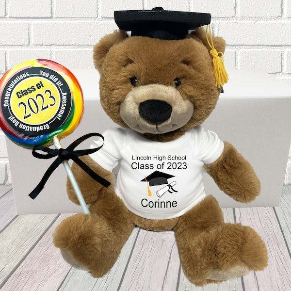 Personalized Graduation Teddy Bears - Etsy