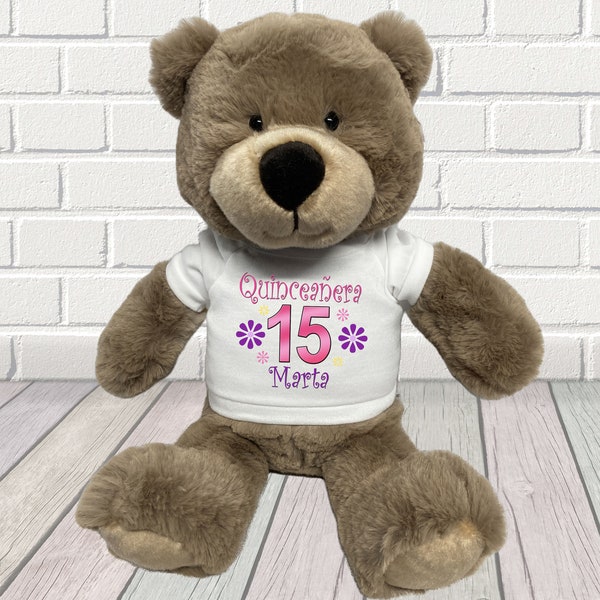 Quinceanera Teddy Bear - Etsy