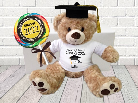 Personalized Graduation Teddy Bear Gift Set 13 Honey - Etsy