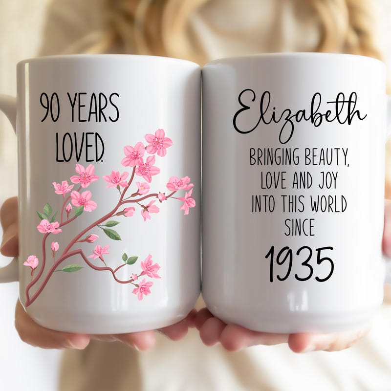 90th Birthday Mug - Etsy