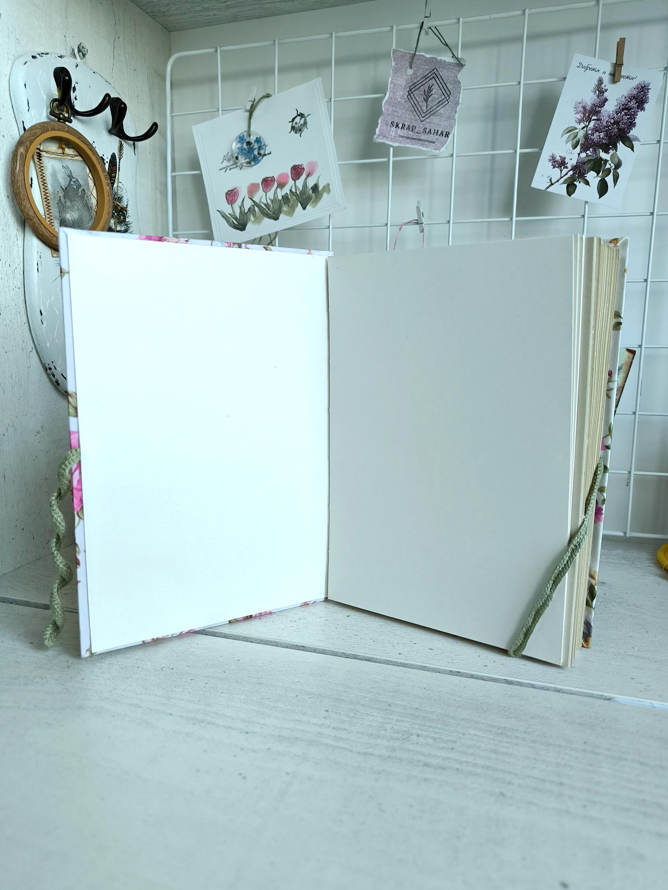 Notebook With Watercolor Paper and Shabby Ties Handmade Coptic Bound ...