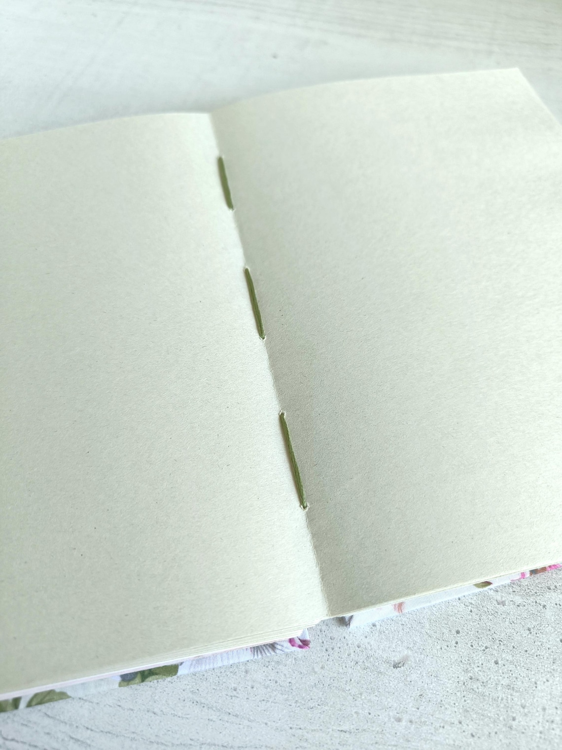 Notebook With Watercolor Paper and Shabby Ties Handmade Coptic Bound ...