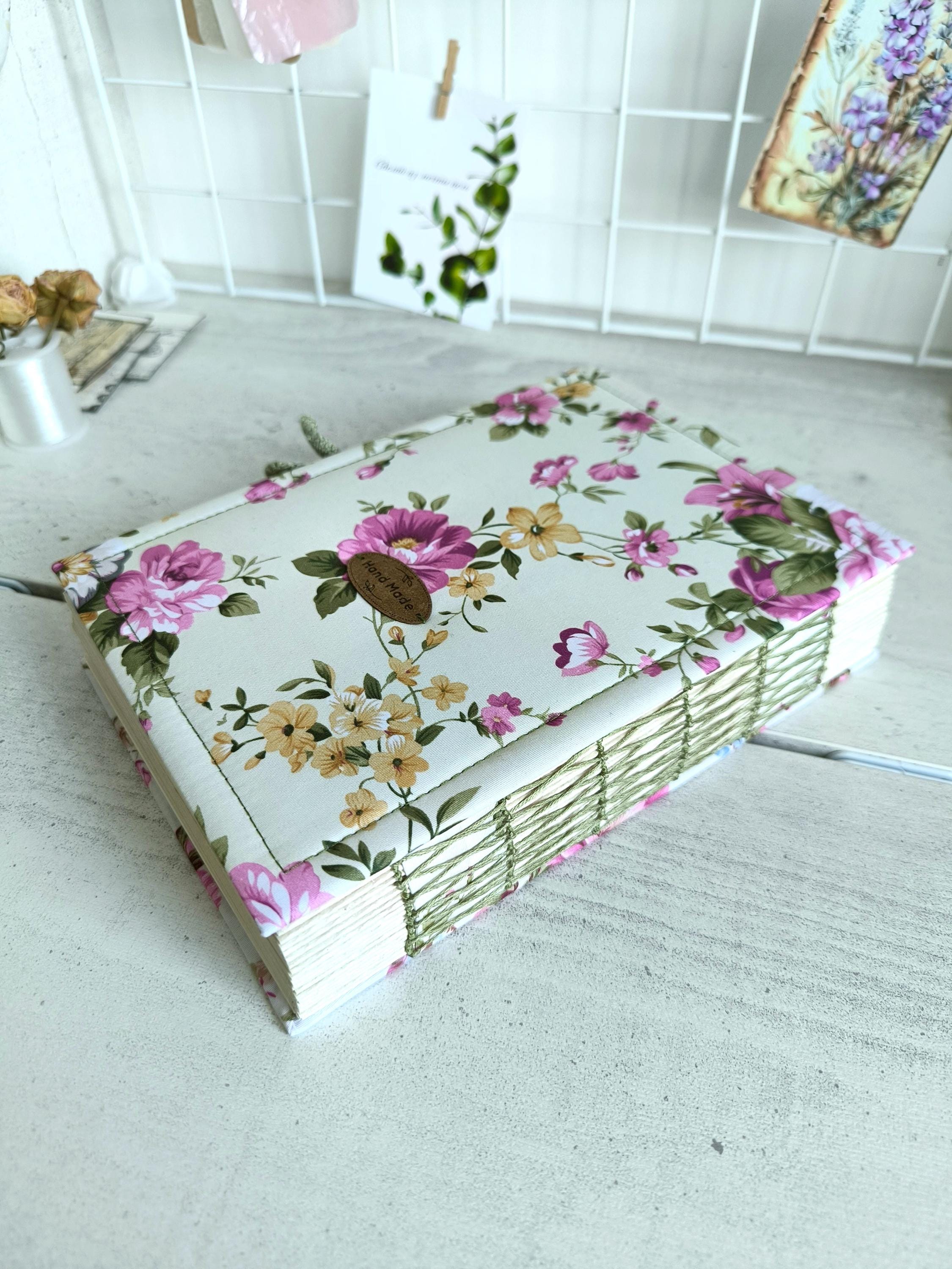 Notebook With Watercolor Paper and Shabby Ties Handmade Coptic Bound ...
