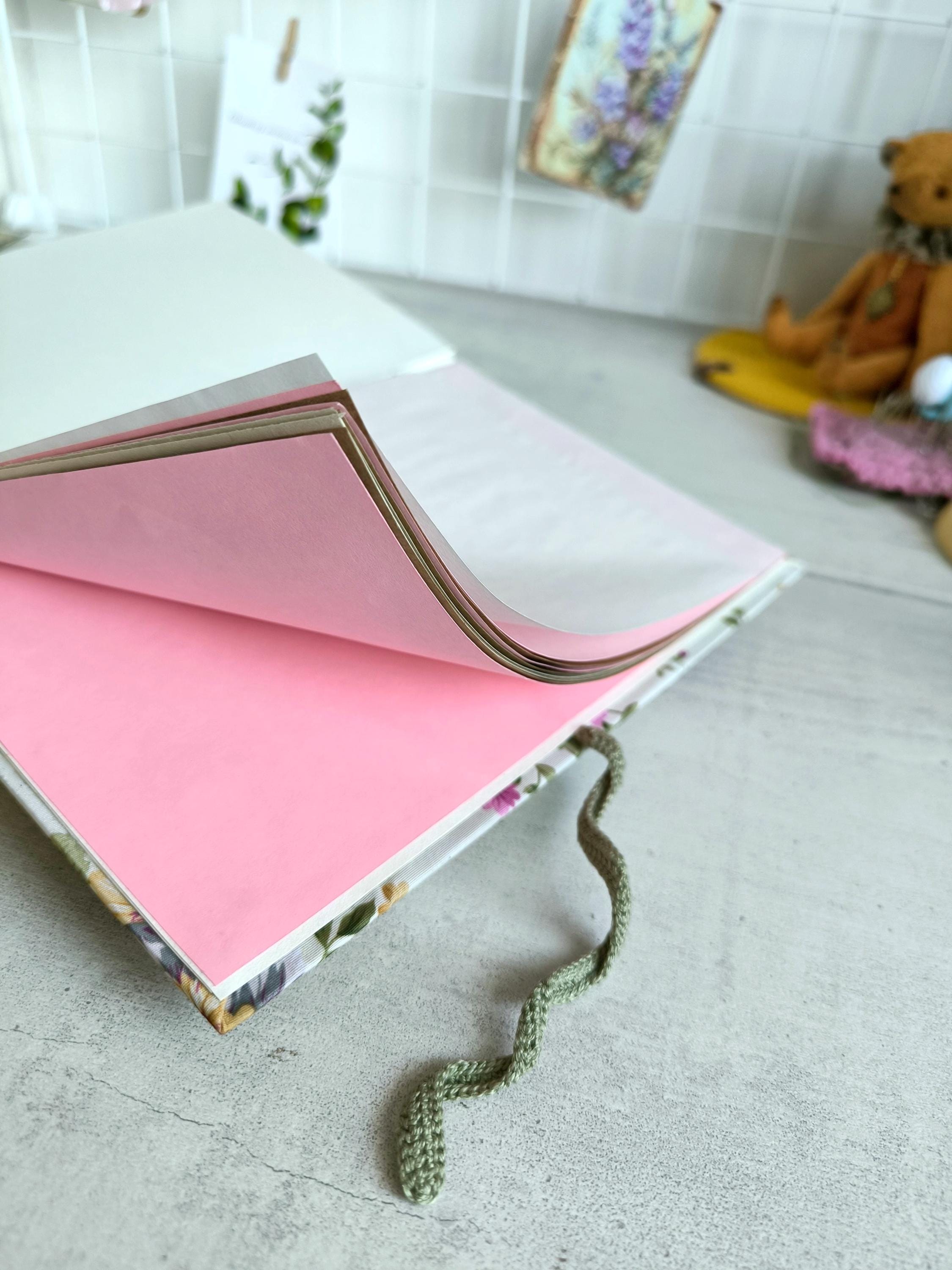 Notebook With Watercolor Paper and Shabby Ties Handmade Coptic Bound ...