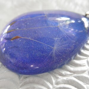 3 Wishes-3 Dandelion Seeds Encased In Glass Teardrop | Etsy