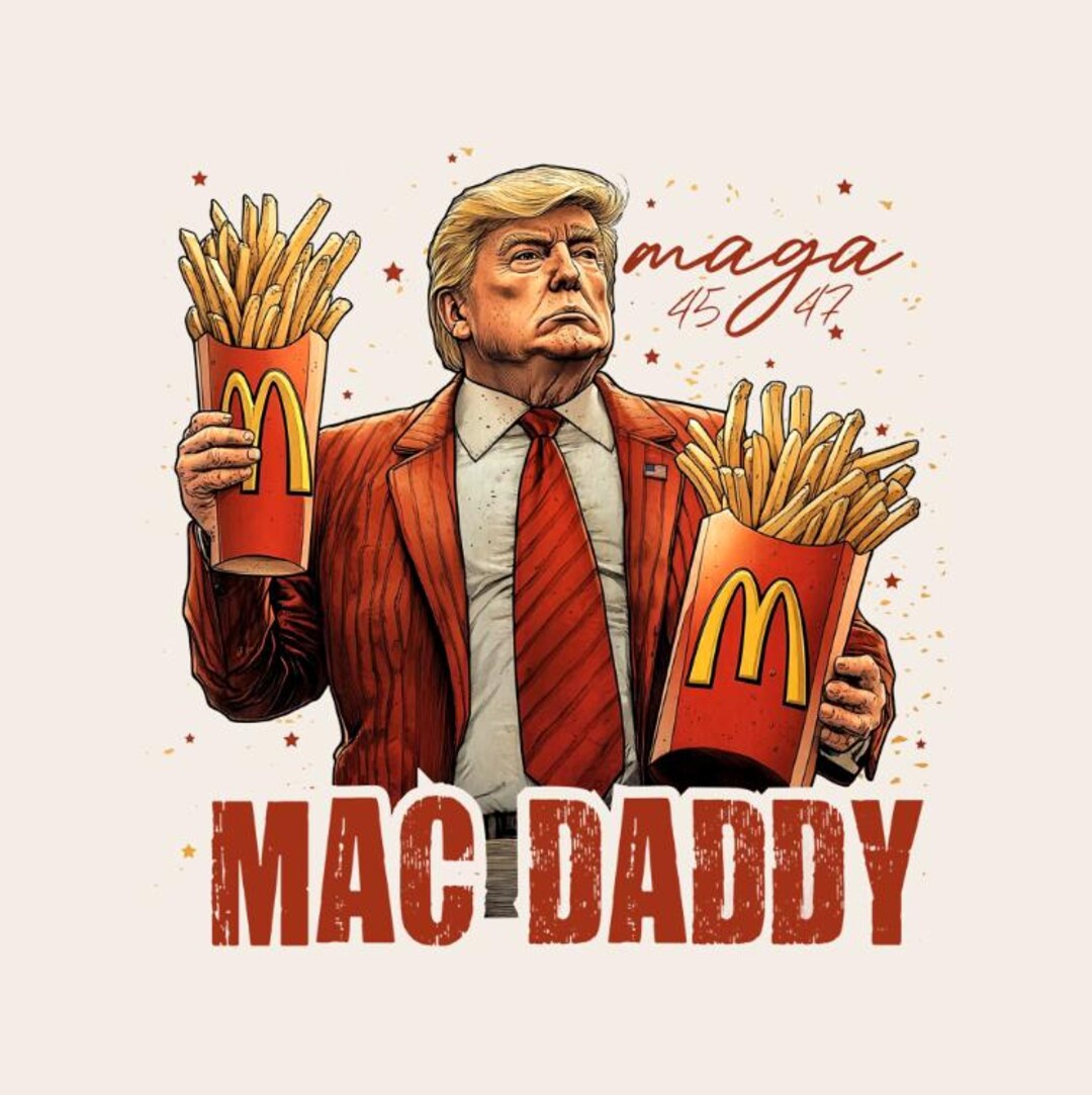 Original Funny Trump Fries Making Fries Humor Middle Class Kamala ...