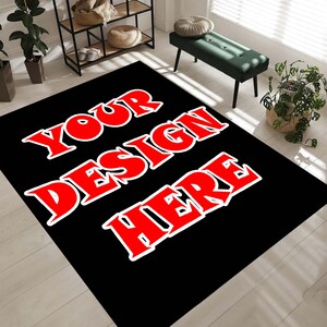 World Map School Rug, World Atlas Rug, Easy to Clean Rug, Machine ...