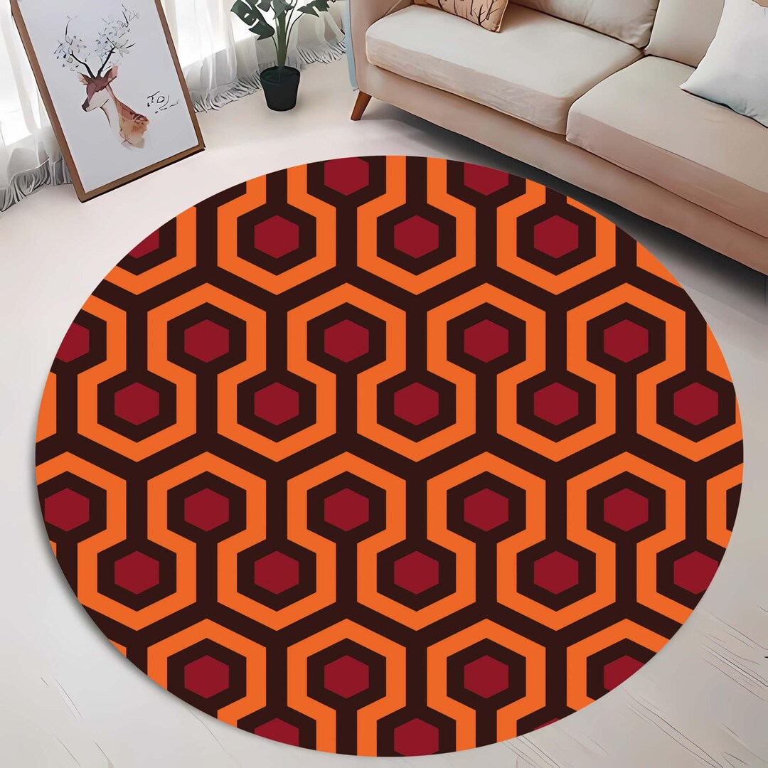 The Shining Rug, Overlook Hotel Rug, Horror Movie Mat, Retro Geometric ...