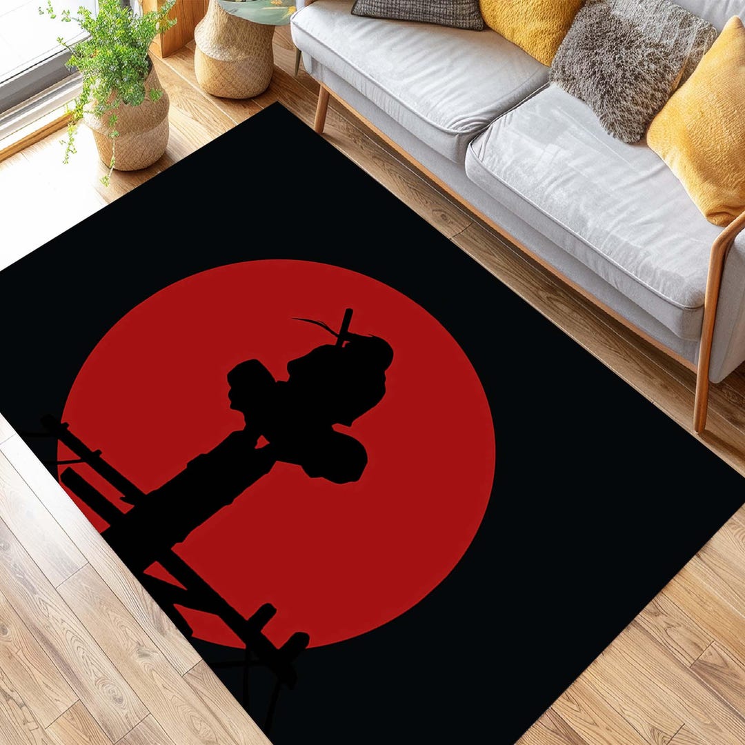 Ninja Rug, Samurai Decor, Japanese Style, Anime Room Accessories ...