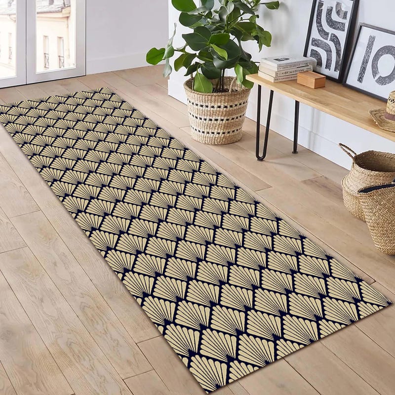 Art Deco Hall Rug Runner - Etsy UK