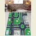 Kids Play Rug, Car Track Mat, Road Map Carpet, Playroom Rug, Non-slip ...