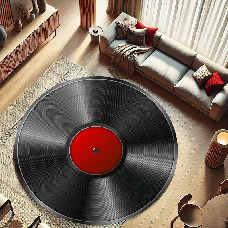 Vinyl Rug - Etsy