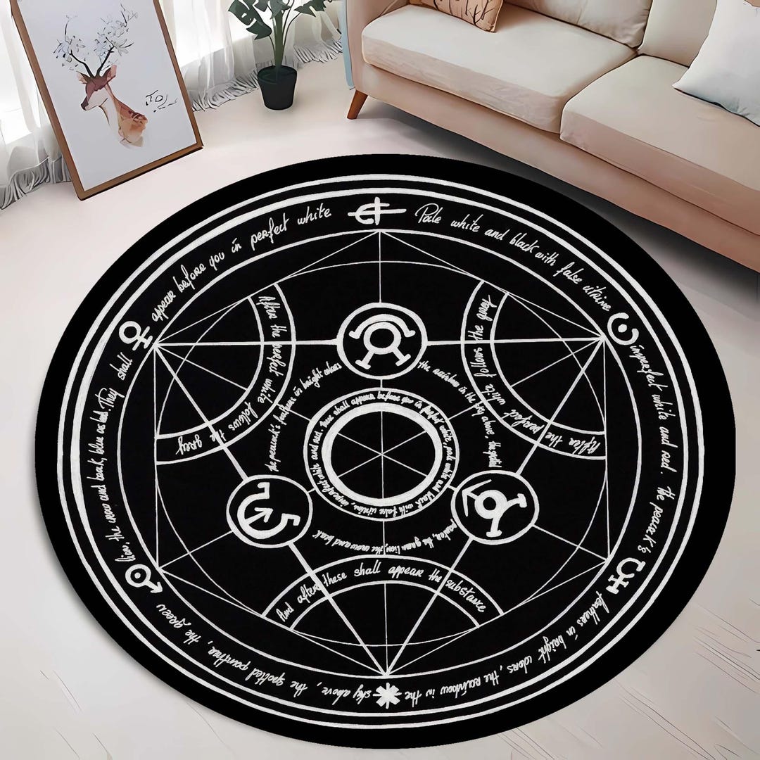 Black White Fullmetal Alchemist Transmutation, Cool Japanese Anime ...