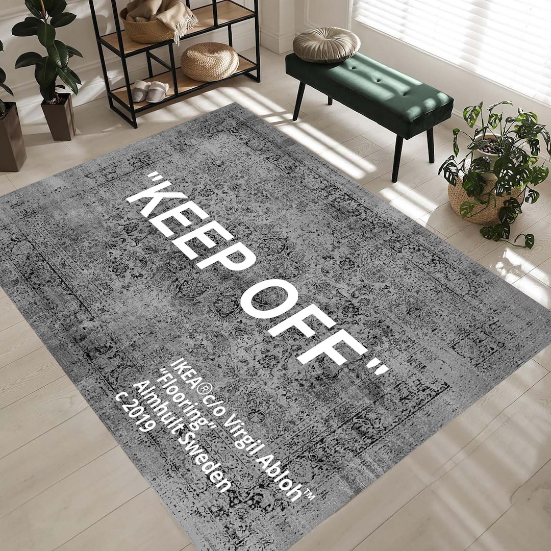 Keep off Rug, Gray Color Keep off Carpet, Floor Rug, Keep off Rug, Cool ...