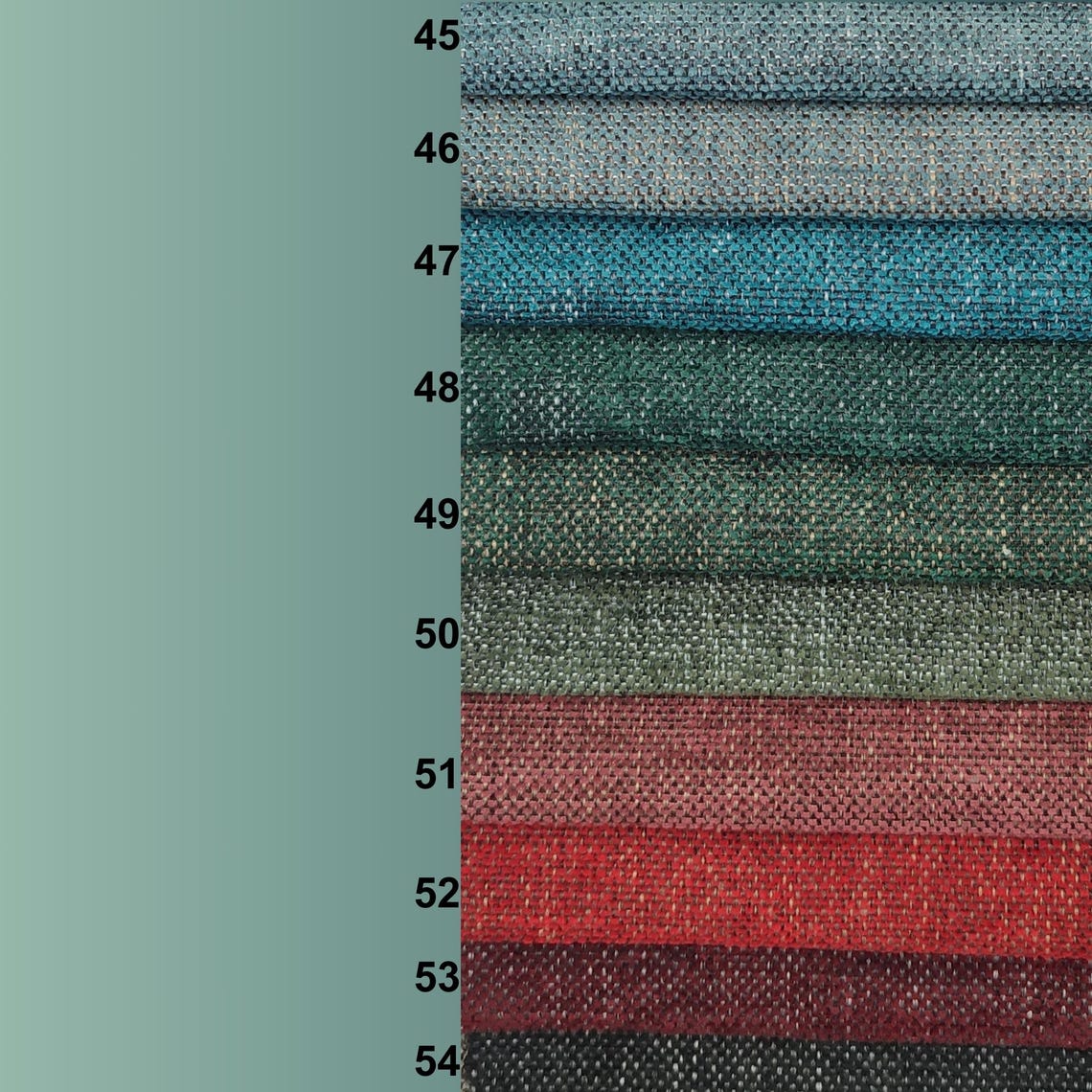 Woven Chenille Fabric Linen Texture, Durable, and Multicolor - Etsy