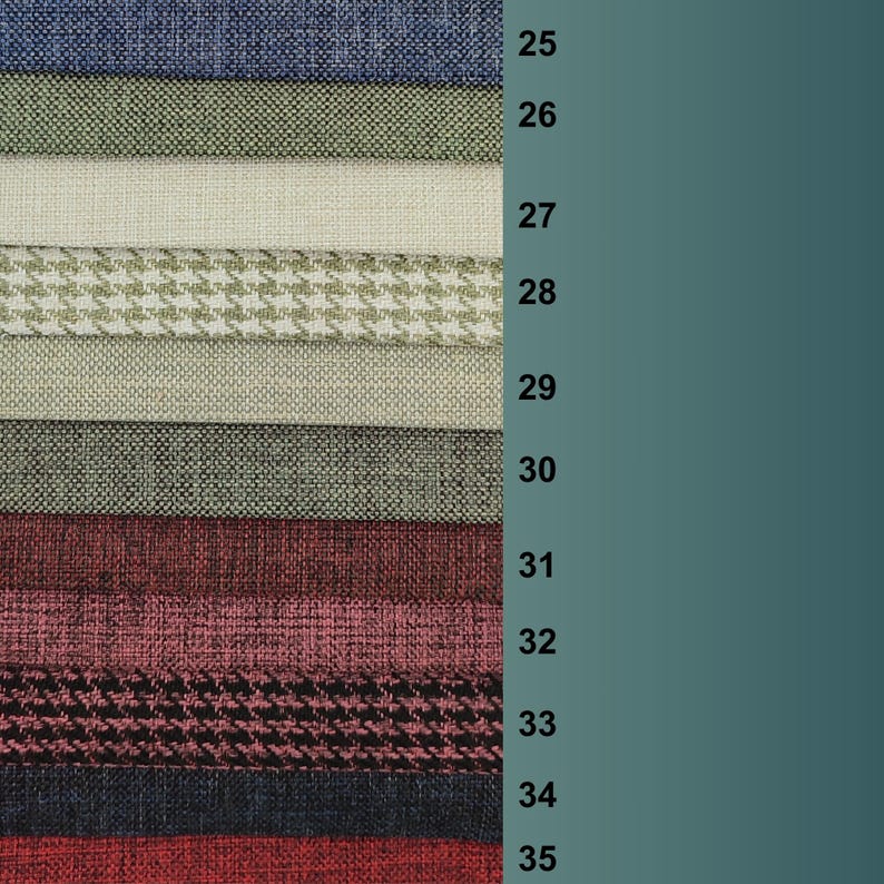 Vibrant Upholstery Fabric Wipeable and Linen Texture - Etsy