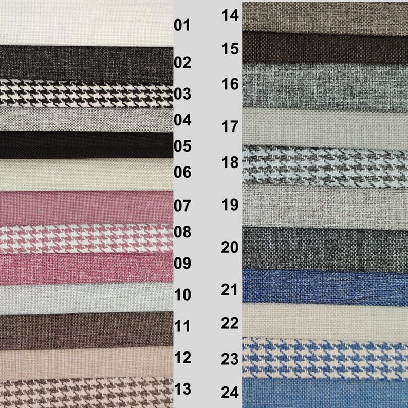 Vibrant Upholstery Fabric Wipeable and Linen Texture - Etsy