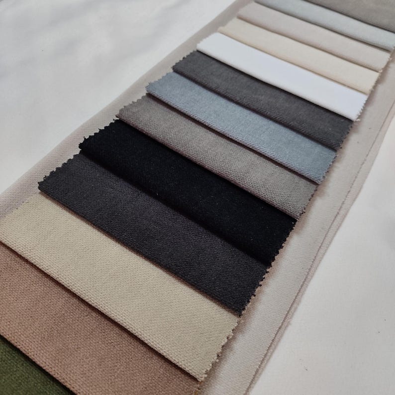 Terry Series - Reversible Pastel Chenille Upholstery Fabric by the Yard ...