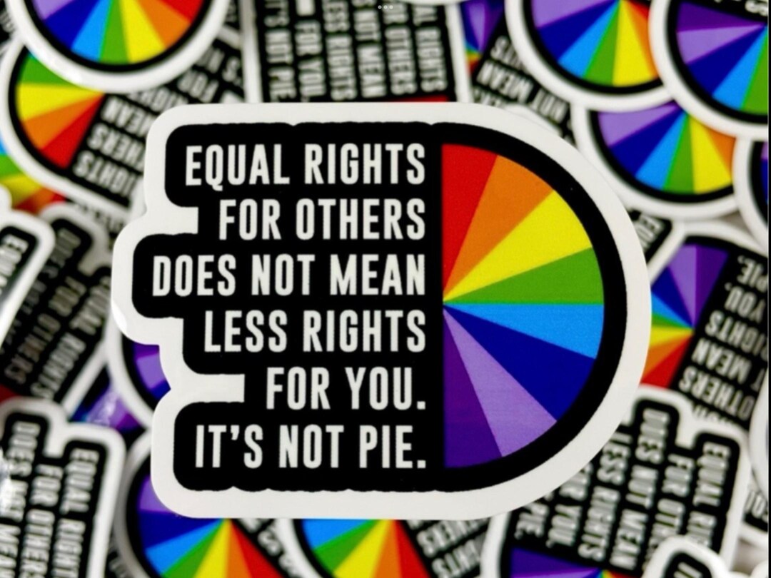 3-inch Equal Rights Sticker - Etsy