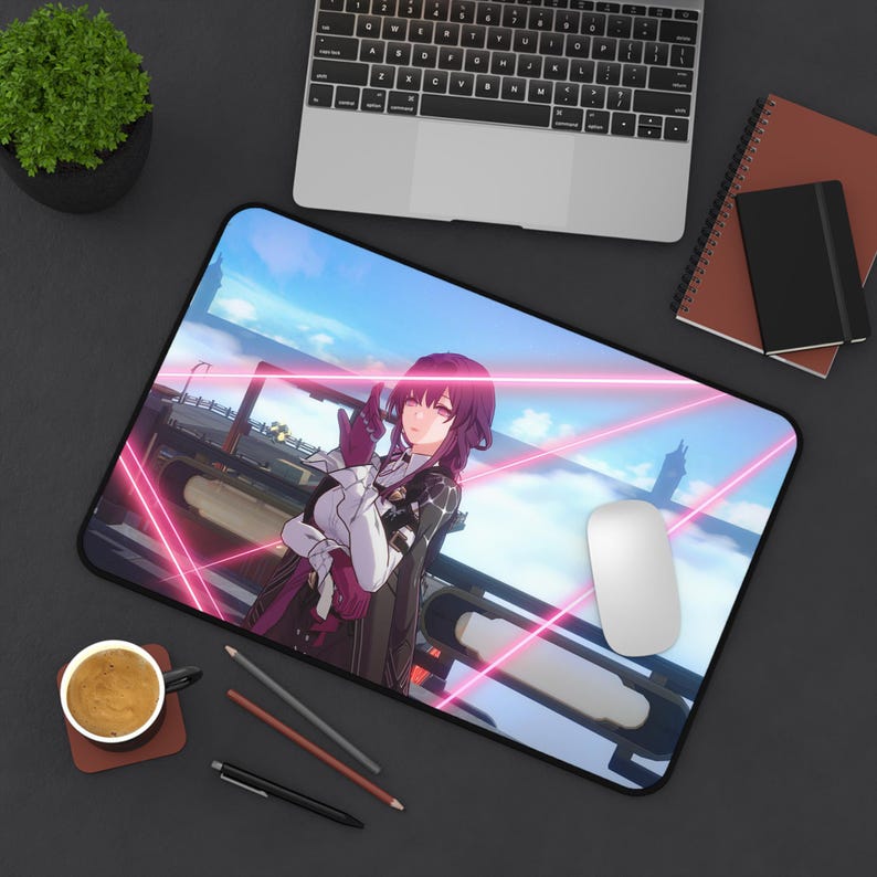 Anime Desk Mat Kafka Honkai Star Rail, Gaming Mouse Pad, Keyboard Mat ...