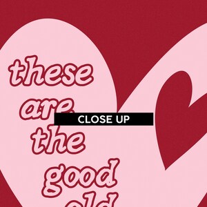 Motivational Poster, Red & Pink Wall Art, Colorful Home Decor ...