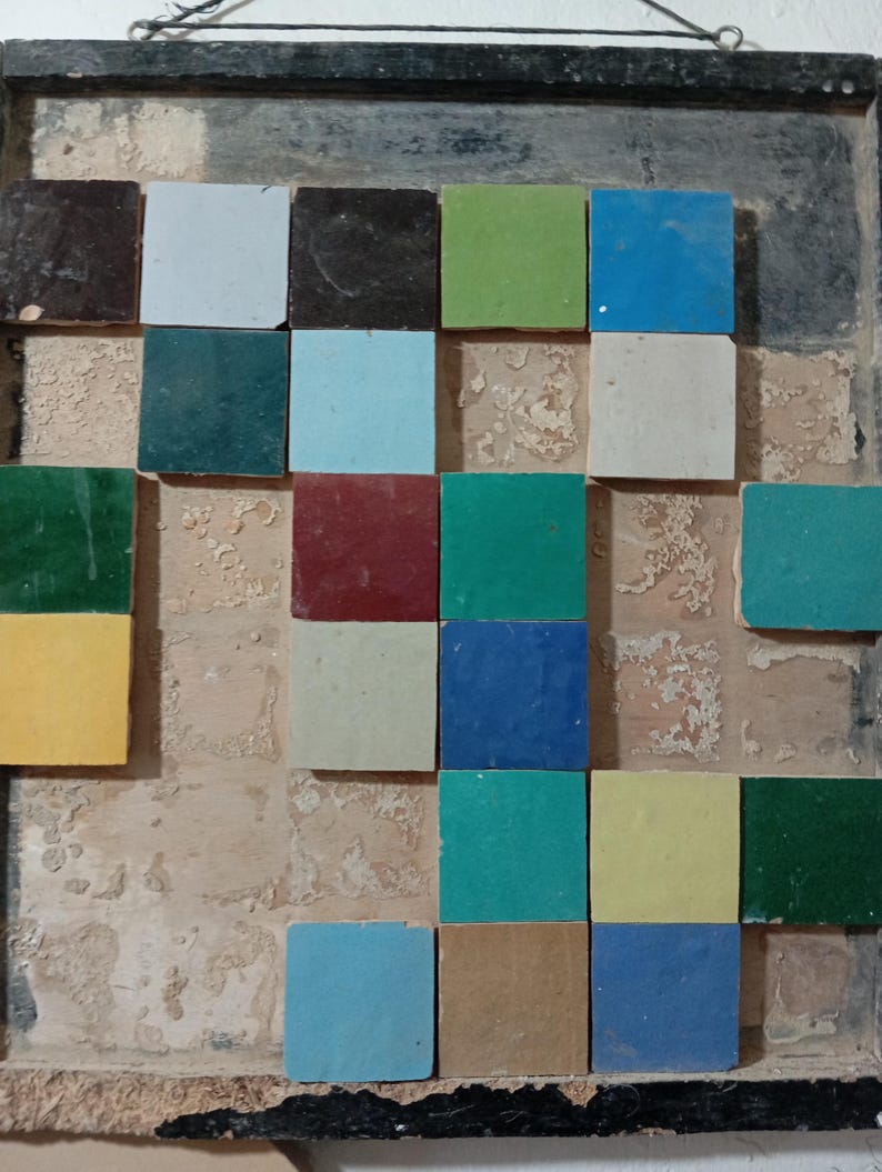 Handmade Brown 10x10cm Moroccan Zellige Tile - Authentic Ceramic for ...