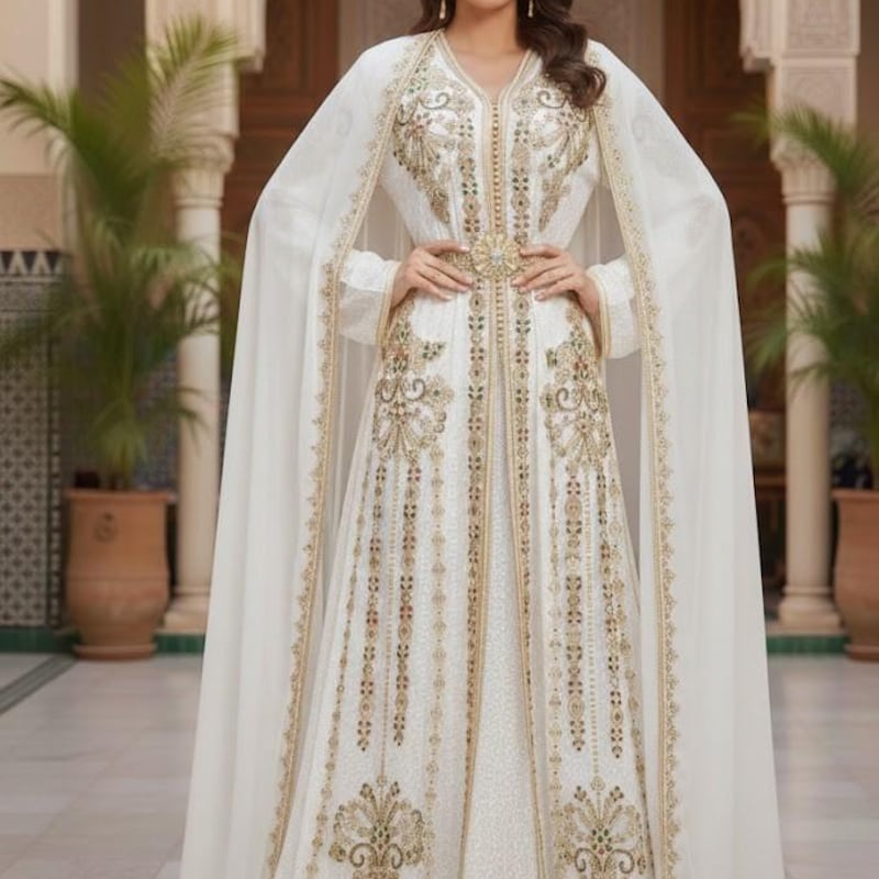 Brocade moroccan caftan - Etsy.de