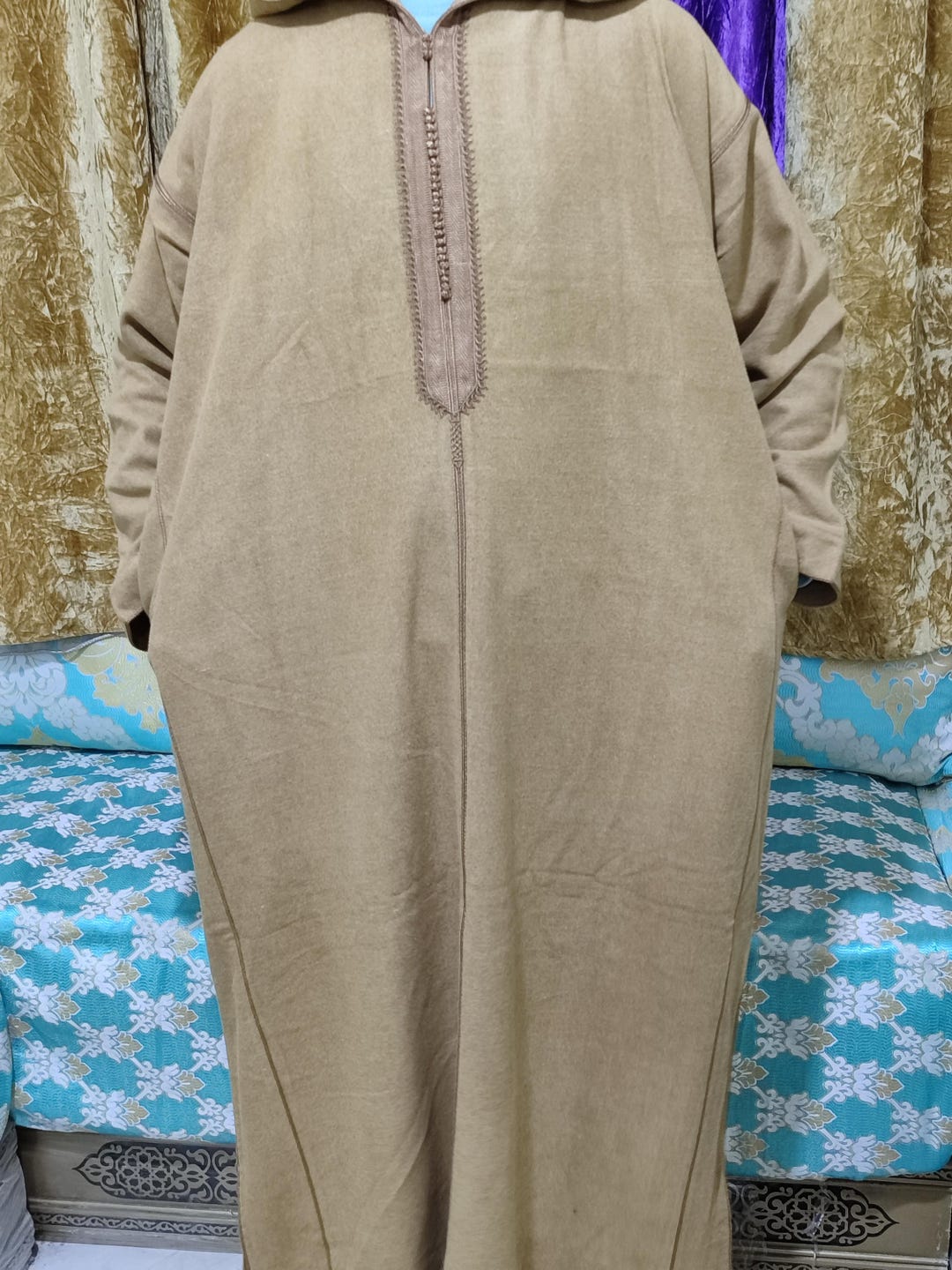 Elegant Djellaba Moroccan, Cotton Djellaba for Men, Traditional ...