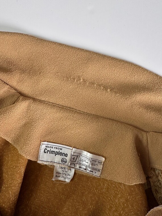 Vintage 1960s Crimplene Cropped Blazer in Floral Prin… - Gem