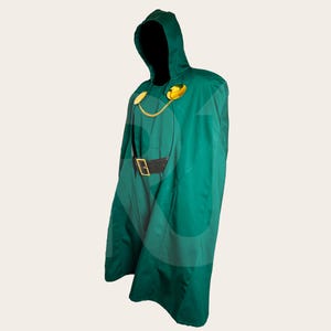 Doctors Doom Inspired Supervillain Cloak & Chain Set – Handmade Green ...