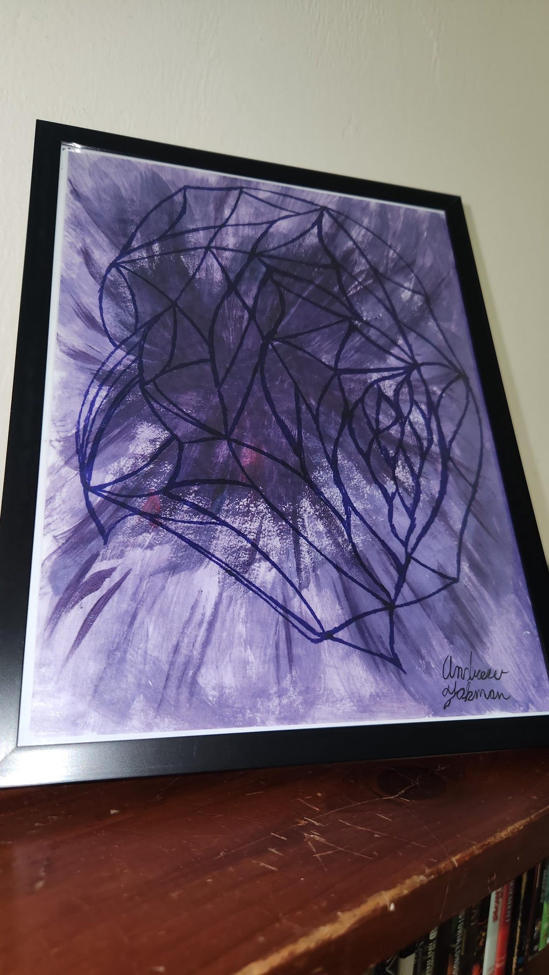 Abstract Layered Painting (screaming Face) - Etsy