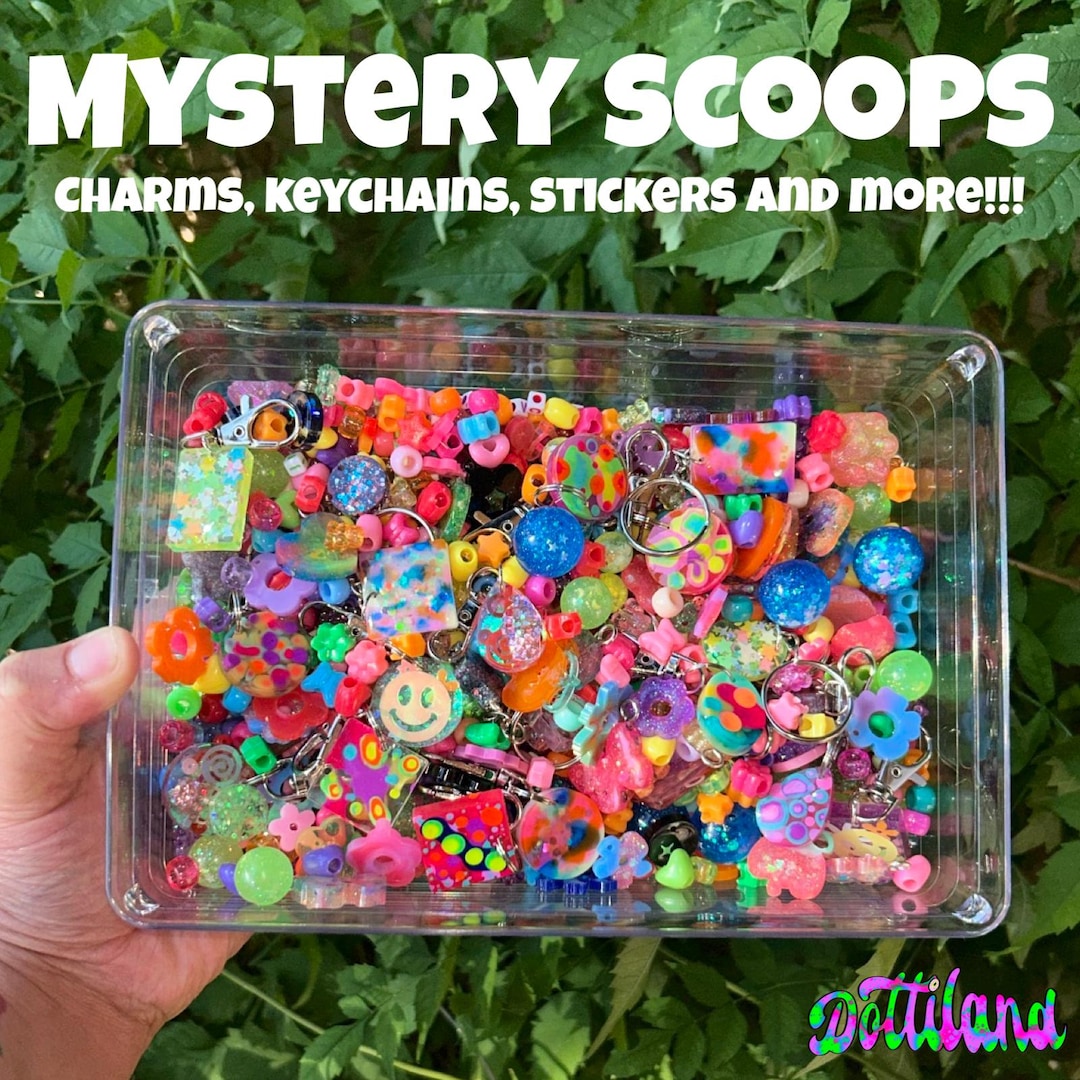 Mystery Scoops | Beads, Handmade Charms, Keychains, Stickers, Earrings ...