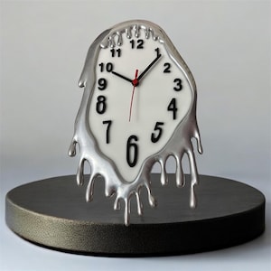 Handmade Melting Clock - Functional Art for Home and Office - Etsy