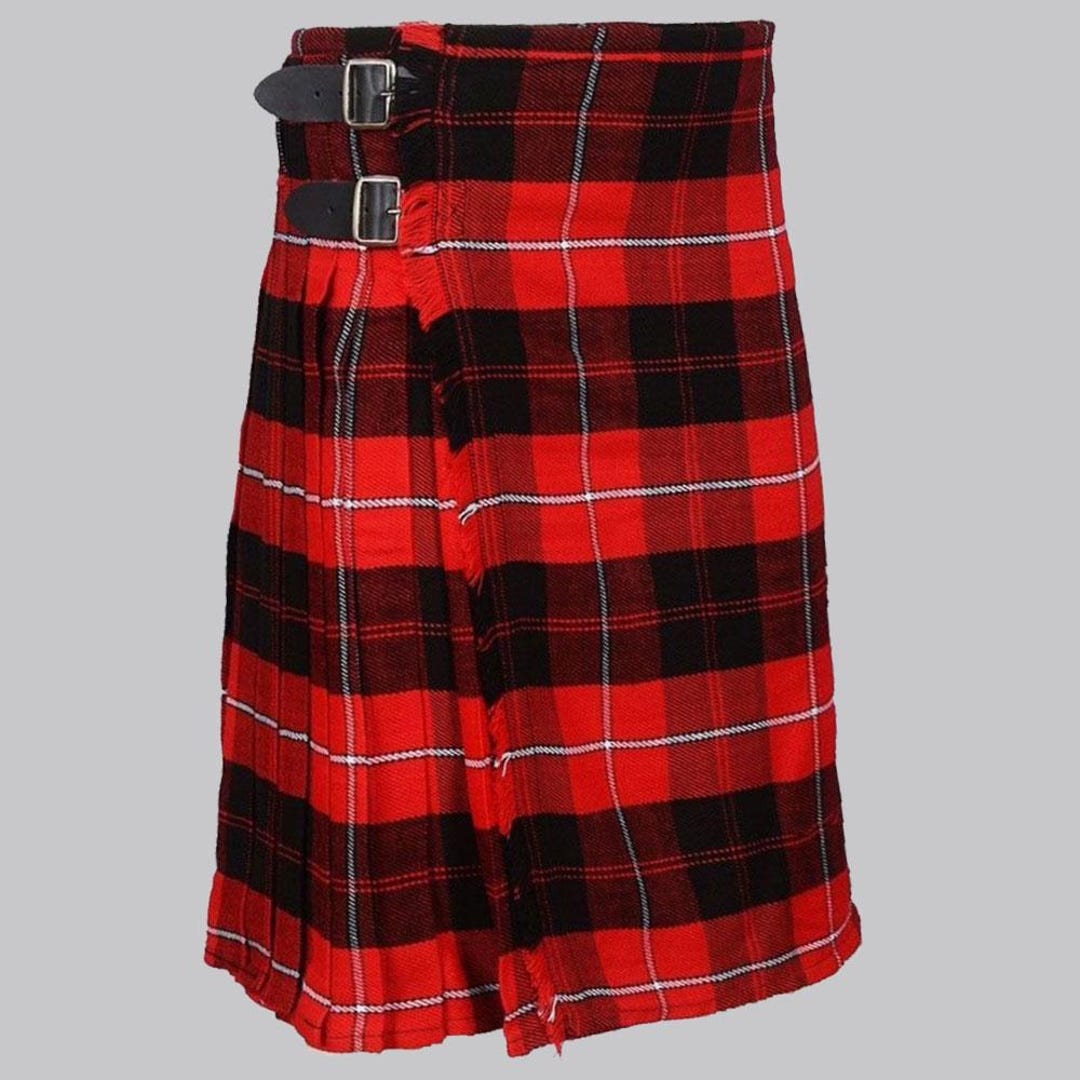 Highland Clan Cunningham 8 Yard Tartan Kilt - Handmade Scottish Kilts ...