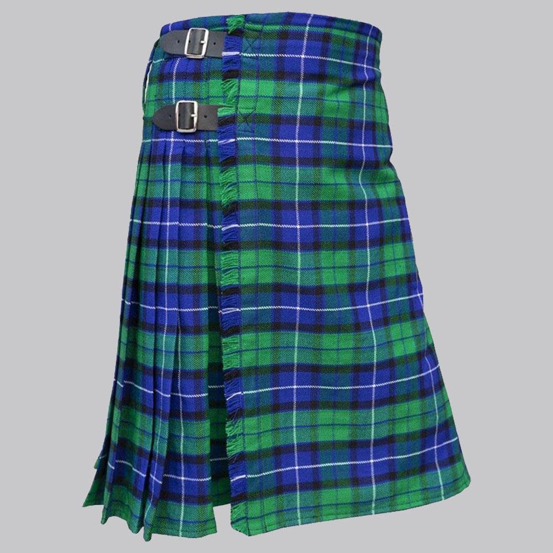 Highland Clan Freedom 8 Yard Tartan Kilt - Handmade Scottish Kilts ...