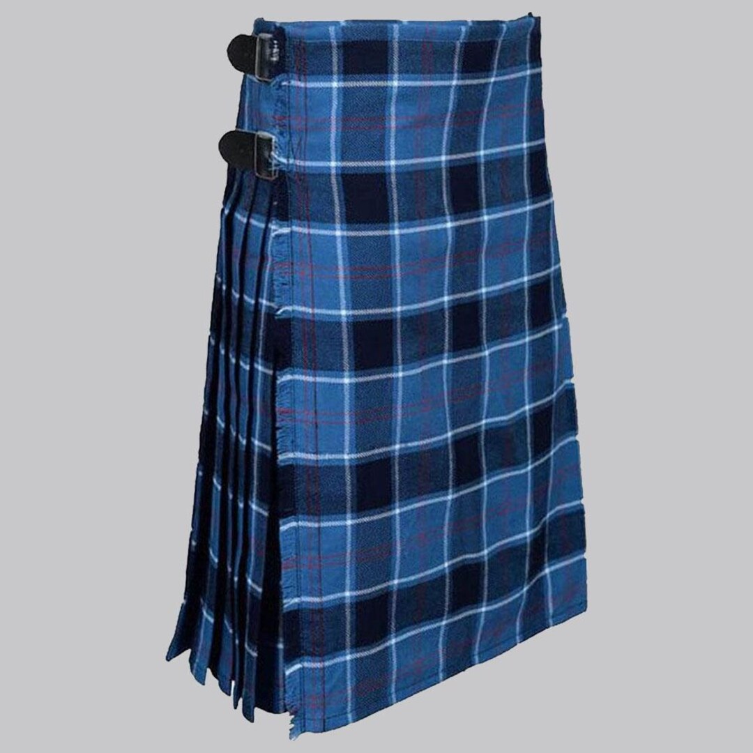 Highland US Navy 8 Yard Tartan Kilt - Handmade Scottish Kilts ...