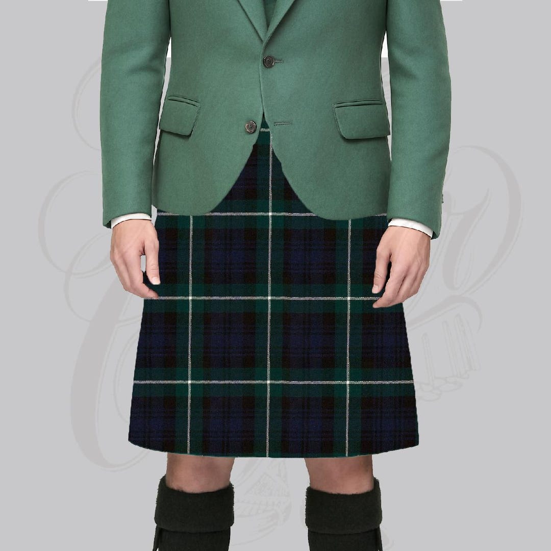 Highland Lamont Modern 8 Yard Tartan Kilt - Handmade Scottish Kilts ...