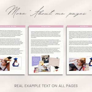 Pink Watercolor Teacher Portfolio Template: Canva Resume, Cover Letter ...