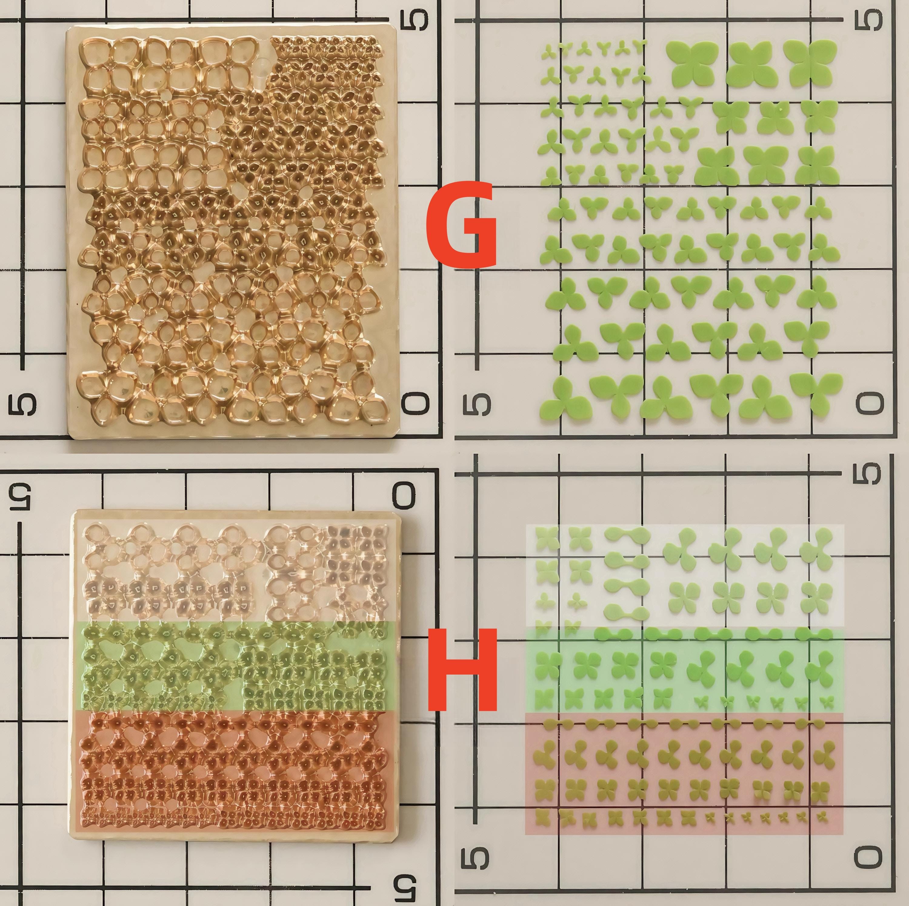 Miniature Hydrangea Molds: Dollhouse Scale 1/6 & 1/12, Resin Clay - Etsy