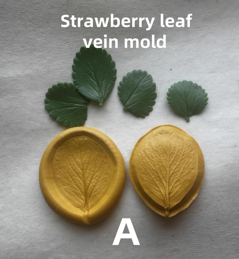 Miniature Strawberry Molds: 1/12 & 1/6 Scale Dollhouse Resin Clay - Etsy