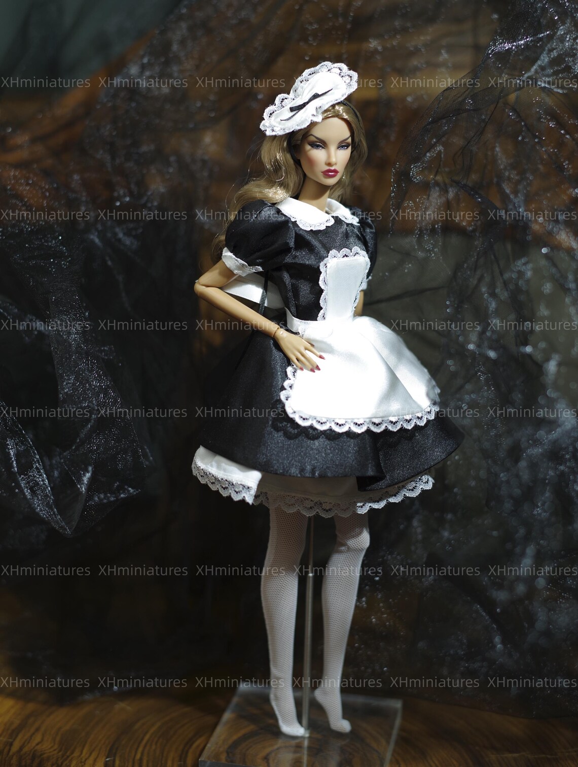 Handmade Maid Outfit for Fashion Royalty Dolls – Dress, Petticoat ...