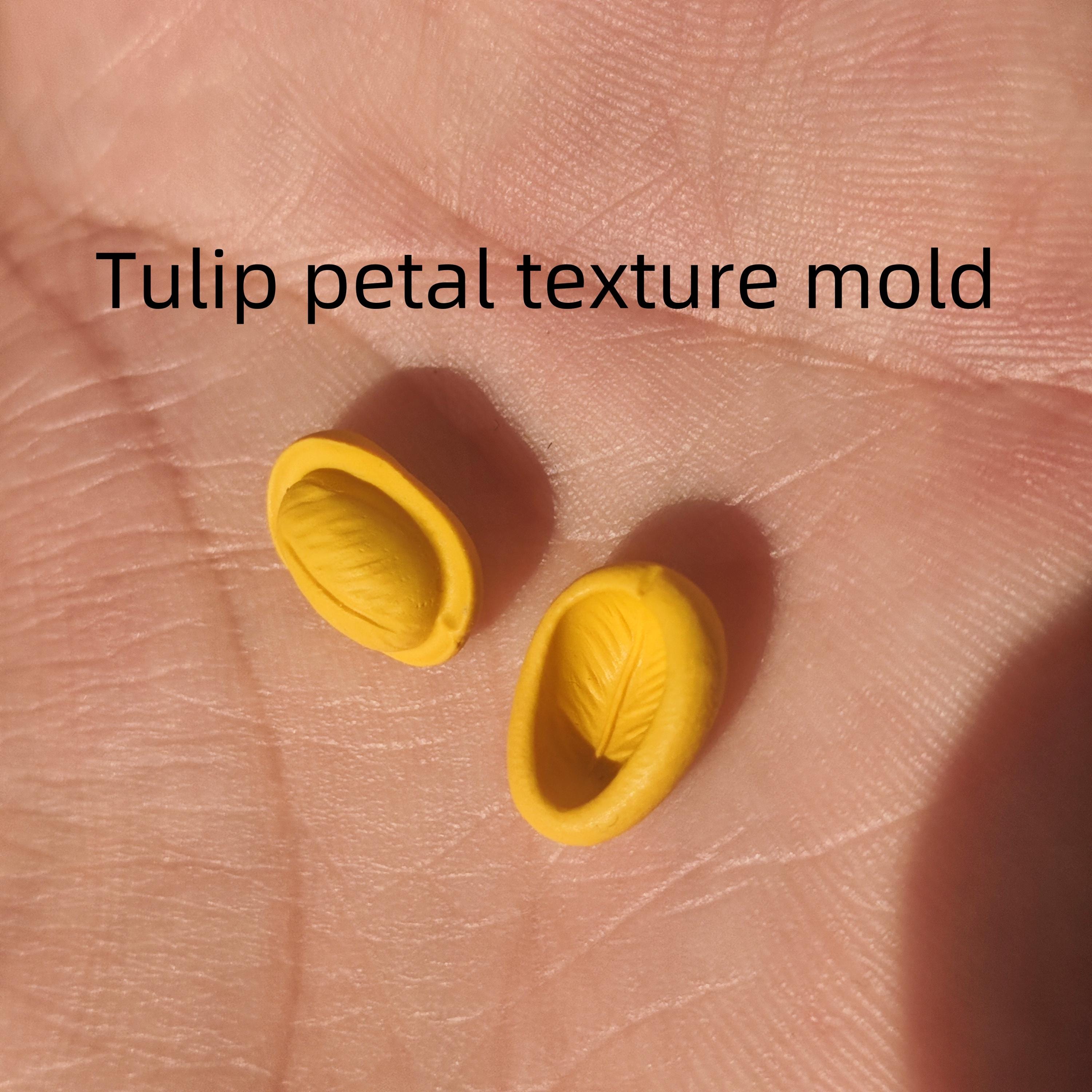 Highly Detailed Miniature Tulip Molds for 1/6 and 1/12 Scale Clay Mold ...