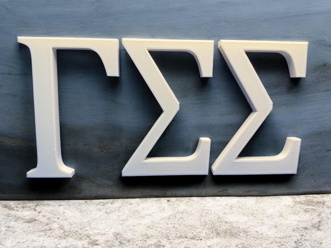 Greek Fraternity and Sorority Letters Available in Multiple Sizes - Etsy