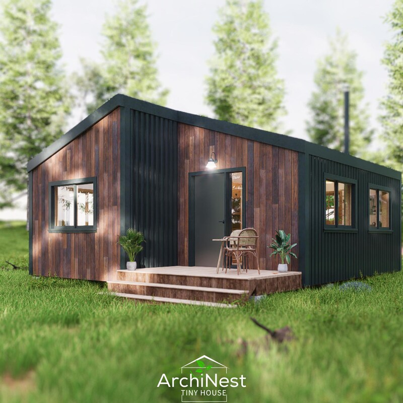 20x20 House Plans - Etsy