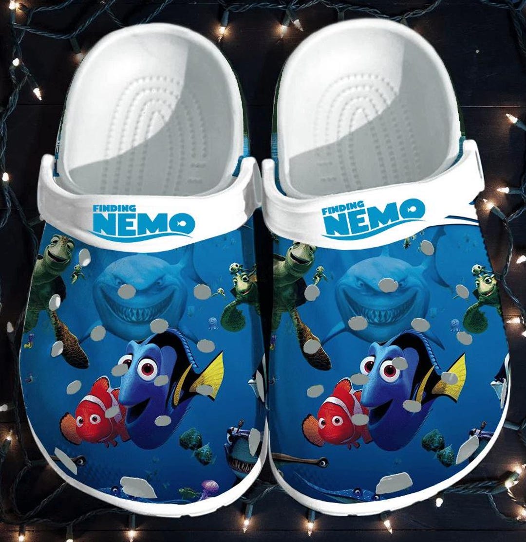 Finding Nemo Clogs Shoes, Finding Nemo Custom Slipper, Custom Clogs ...