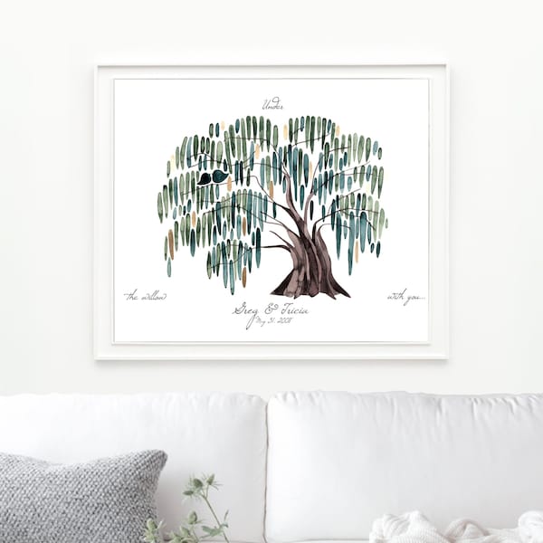 Willow Tree Print - Etsy
