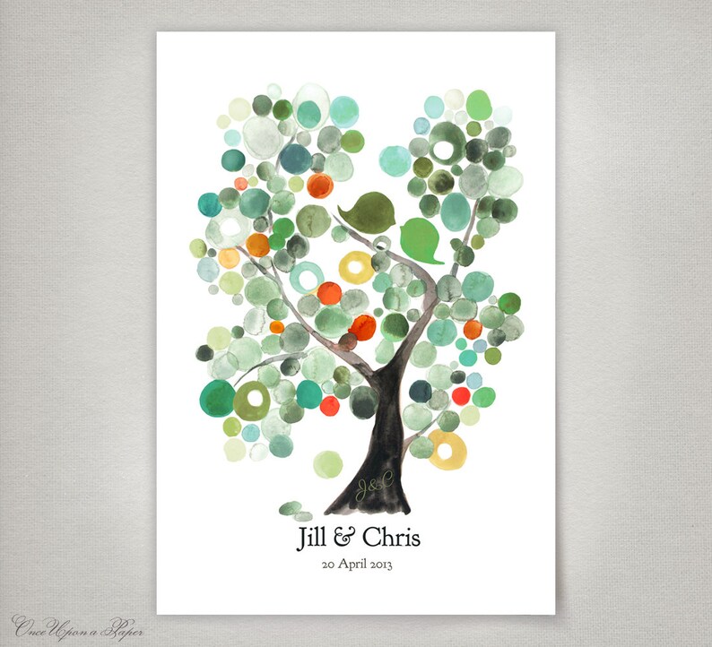 Romantic Forest Wedding Guest Book Home Decor Soft - Etsy