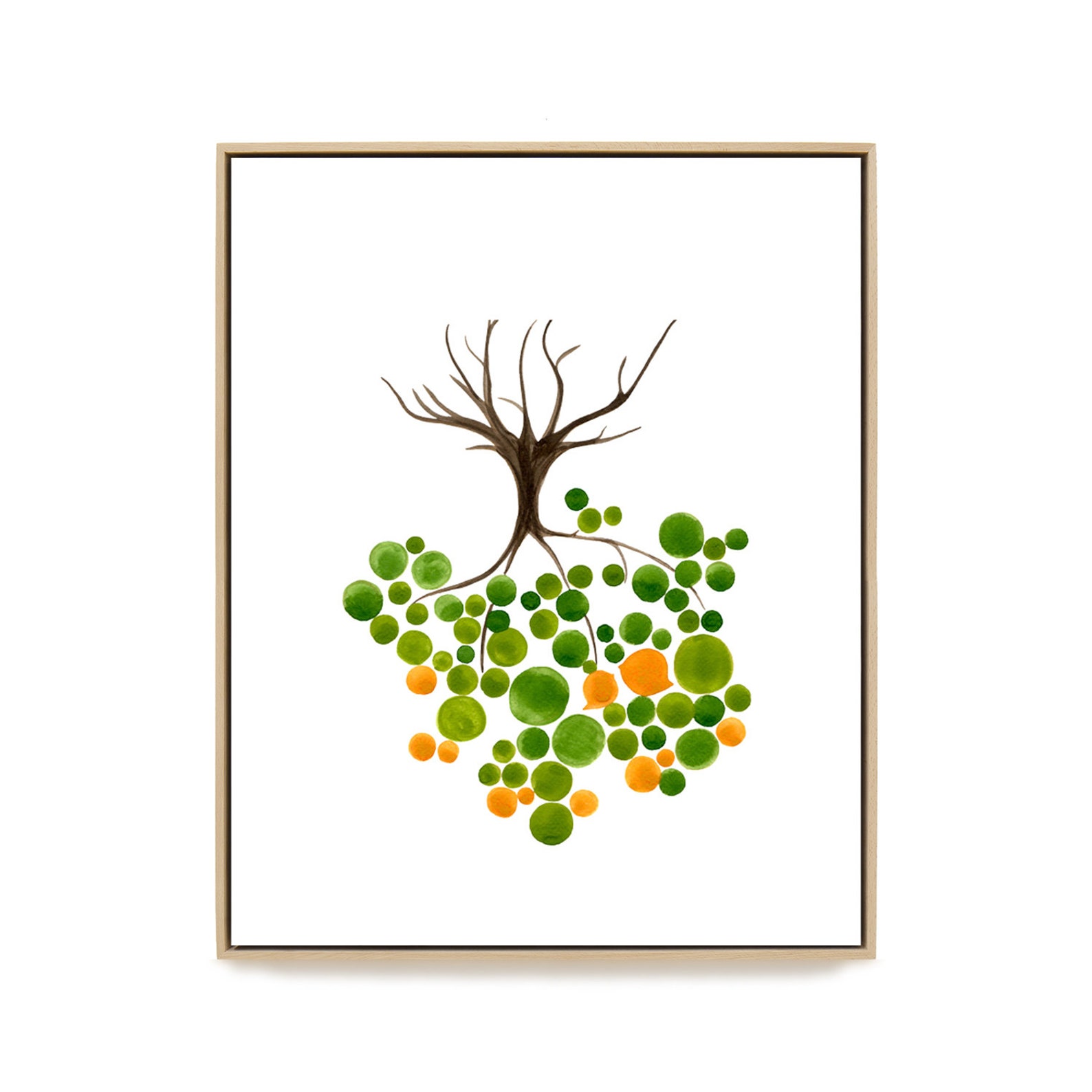 Inspirational Art Print UPSIDE DOWN TREE - Etsy