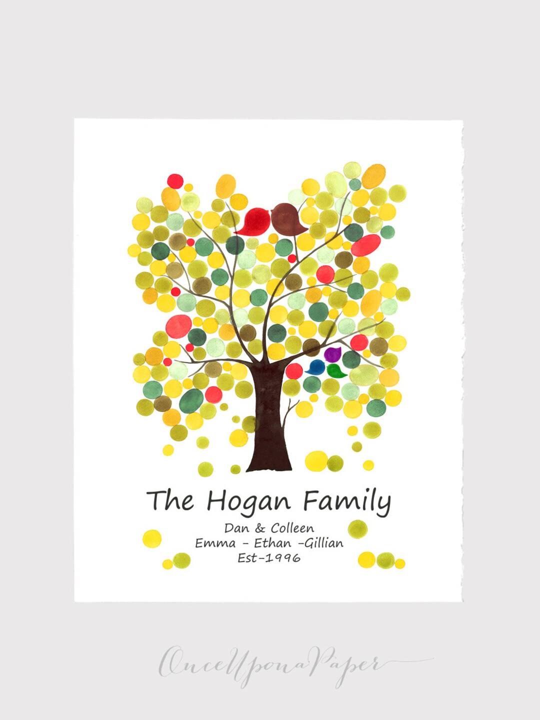 FAMILY TREE Custom Wall Room Decor for Celebrations - Etsy